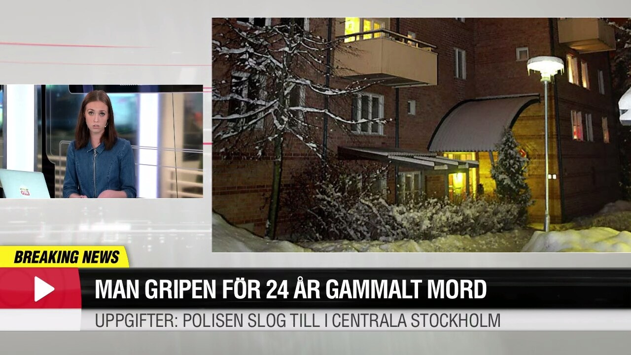 Man Gripen För 24 år Gammalt Mord Aftonbladet Tv
