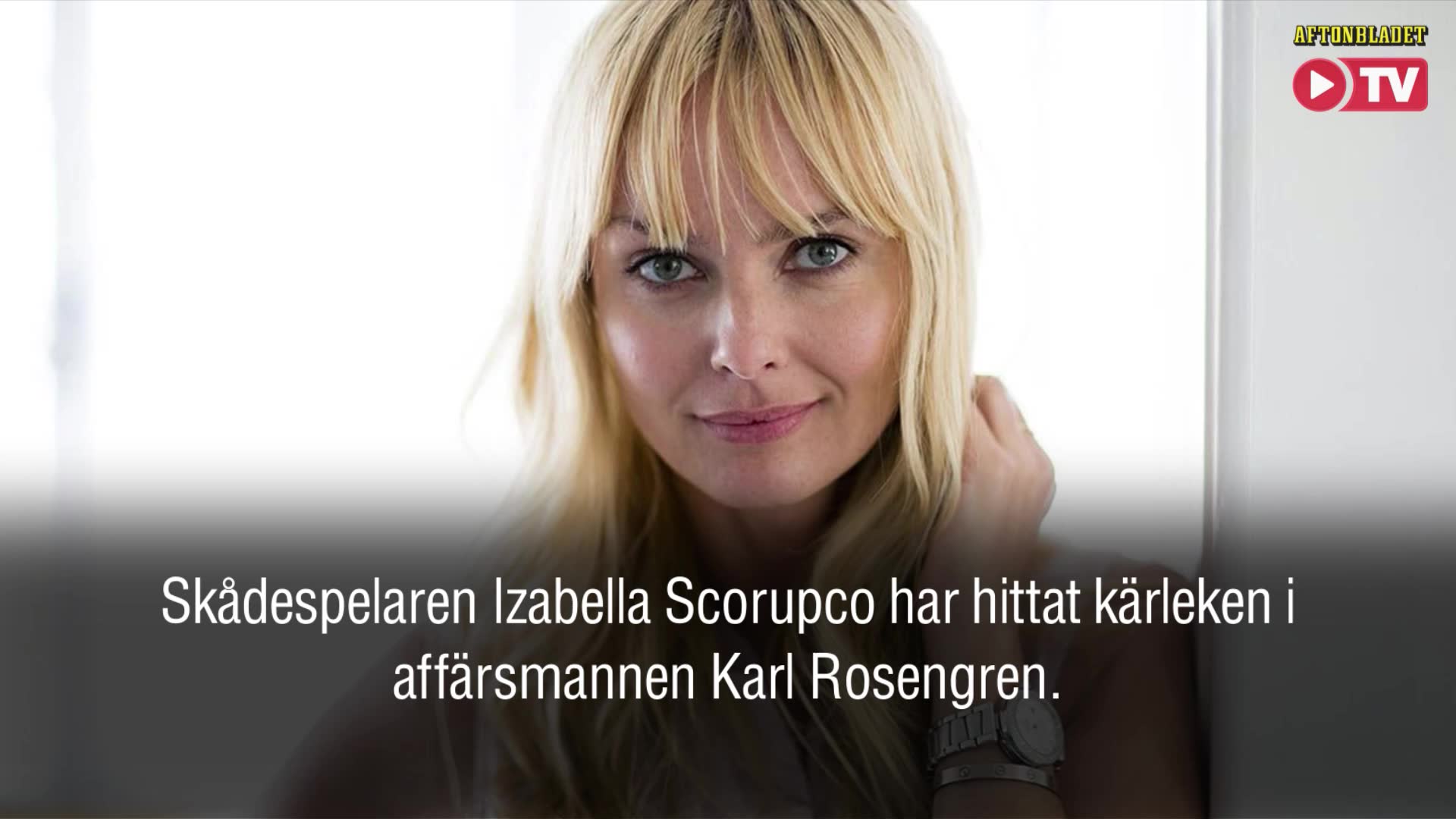 Izabella Scorupco har gift sig med Karl Rosengren