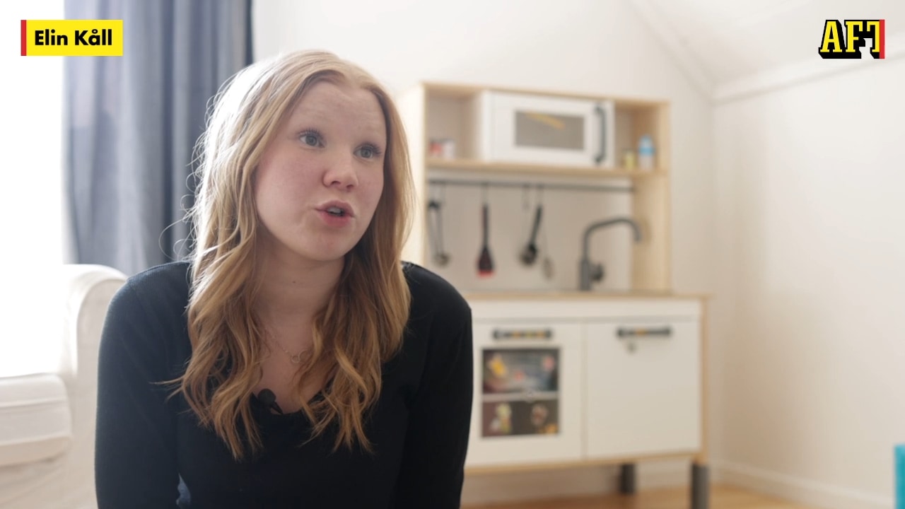 Elin blev Sveriges yngsta mamma