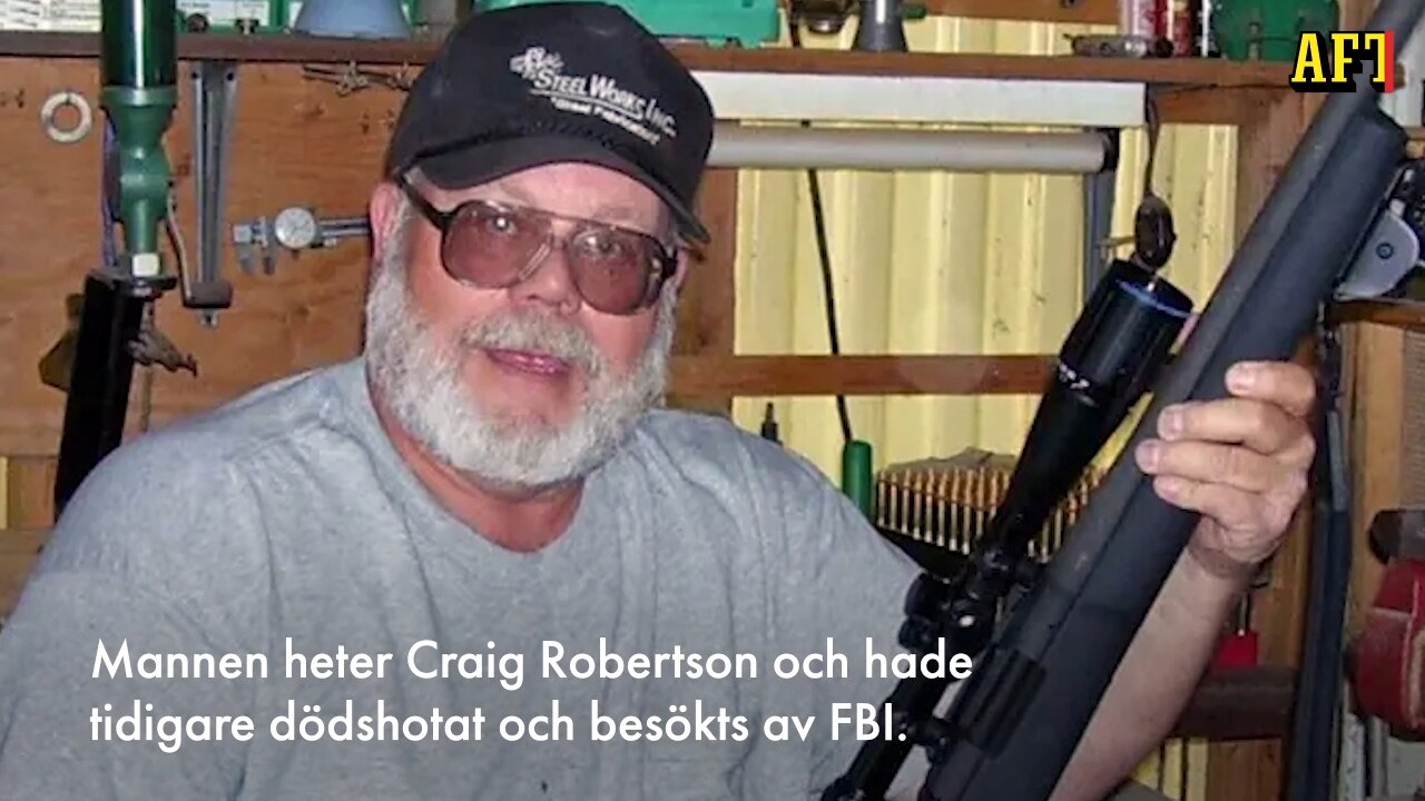 Craig Robertson hotade Biden – sköts till döds av FBI i Utah
