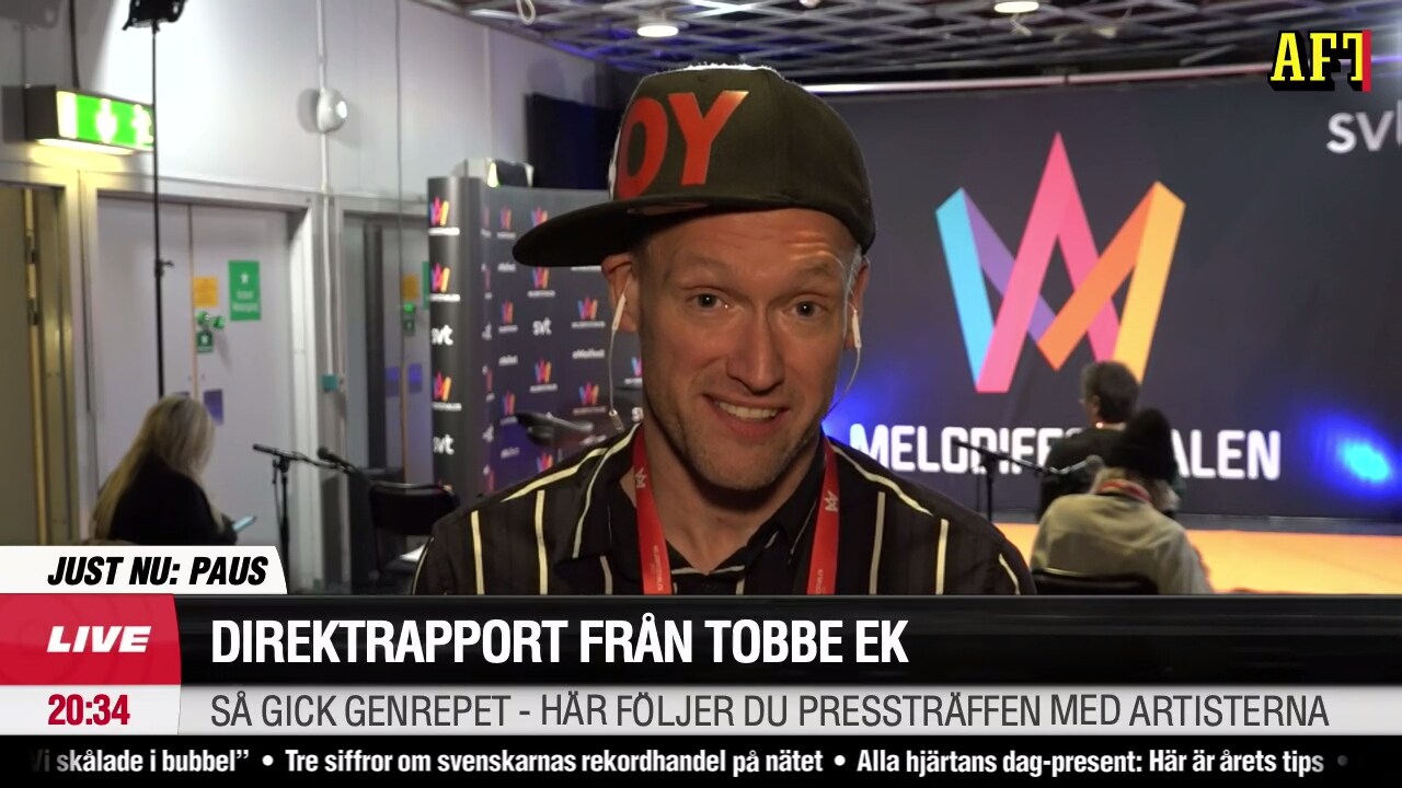 Tobbe Ek om genrepet inför deltävling två - Aftonbladet TV