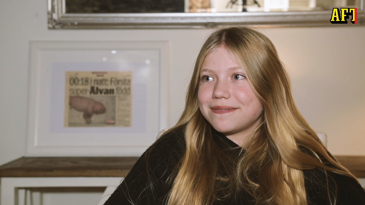 Livia Älva har personnummer 111111 – nu fyller hon 11