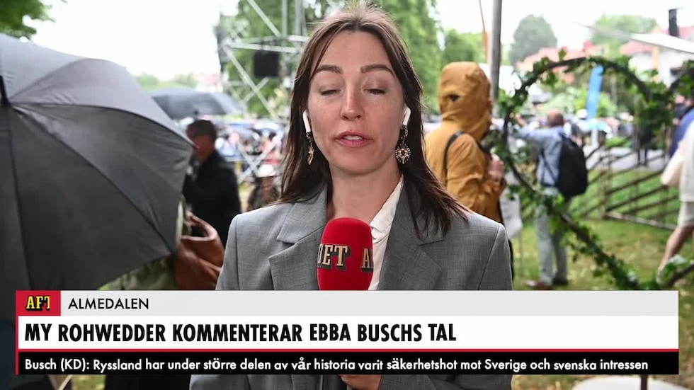 My Rohwedder om Buschs tal: "Sämre än vanligt" - Aftonbladet TV