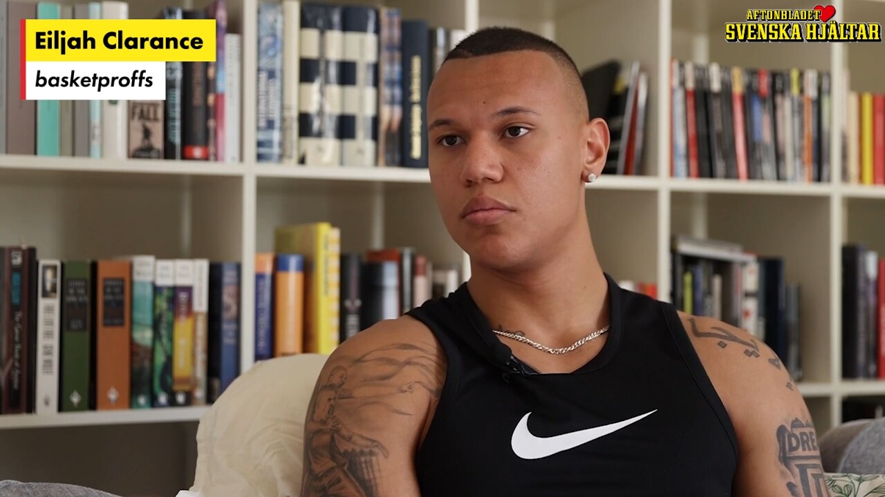 Basketspelaren Eiljah Clarance är en av dem Nicolas Lunabba hjälpt ...