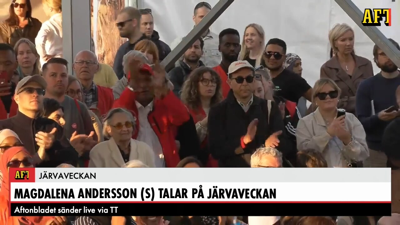 Magdalena Anderssons (S) tal under Järvaveckan - Aftonbladet TV