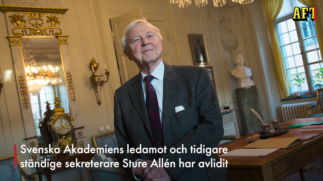 Sture Allén har dött - Allén blev 93 år - Aftonbladet TV