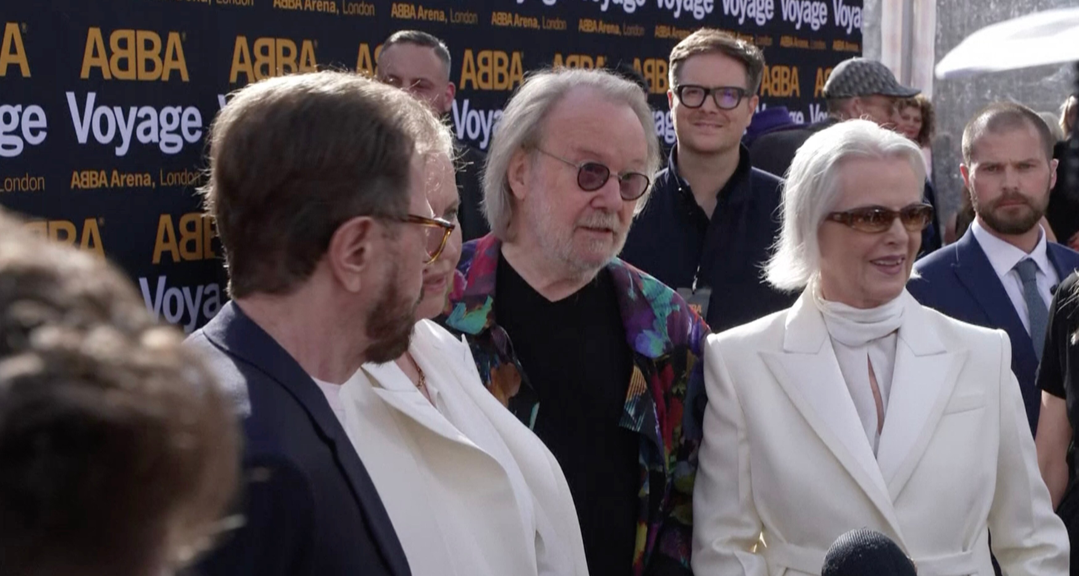 Abba återförenades på röda mattan när avatarshowen ”Abba voyage” hade ...