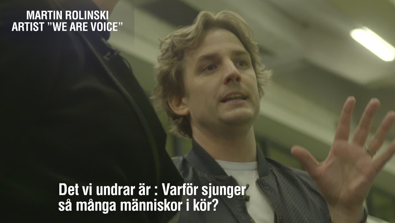 Martin Rolinski i unik körsatsning - Aftonbladet TV