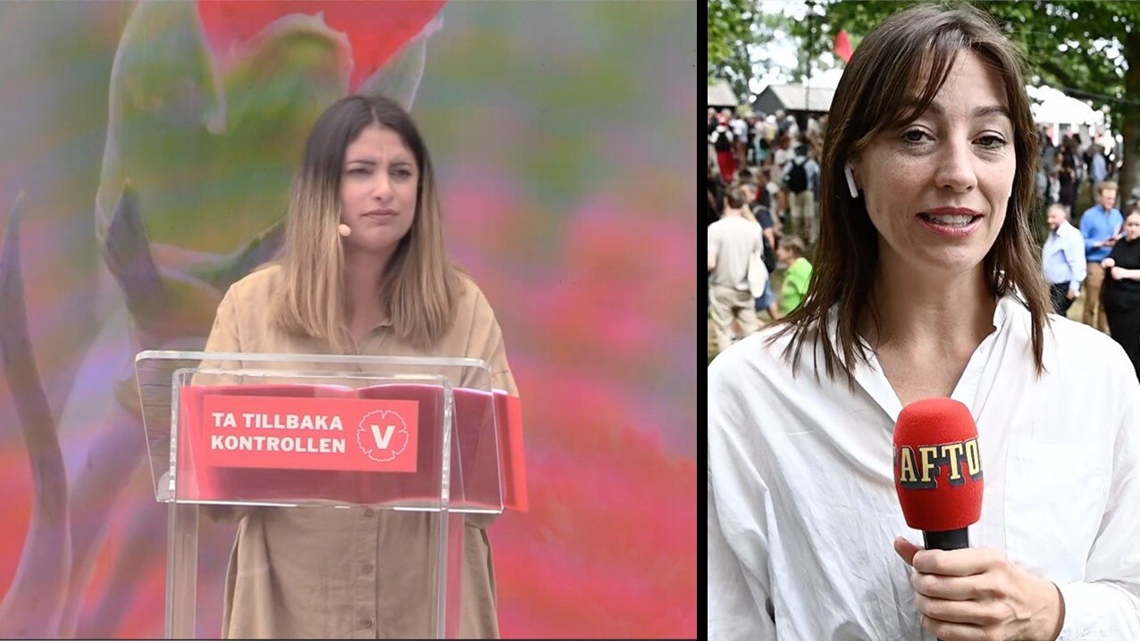 Nooshi Dadgostar Talar I Almedalen Aftonbladet Tv