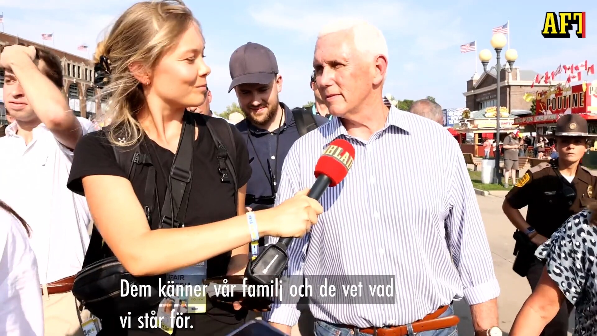 Mike Pence, Iowa State Fair, Aftonbladet - Aftonbladet TV