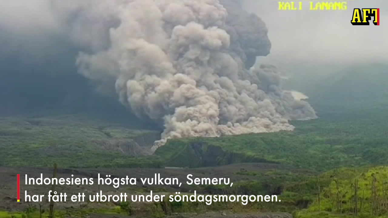 Indonesien: Vulkanutbrott på Java – se bilderna här - Aftonbladet TV