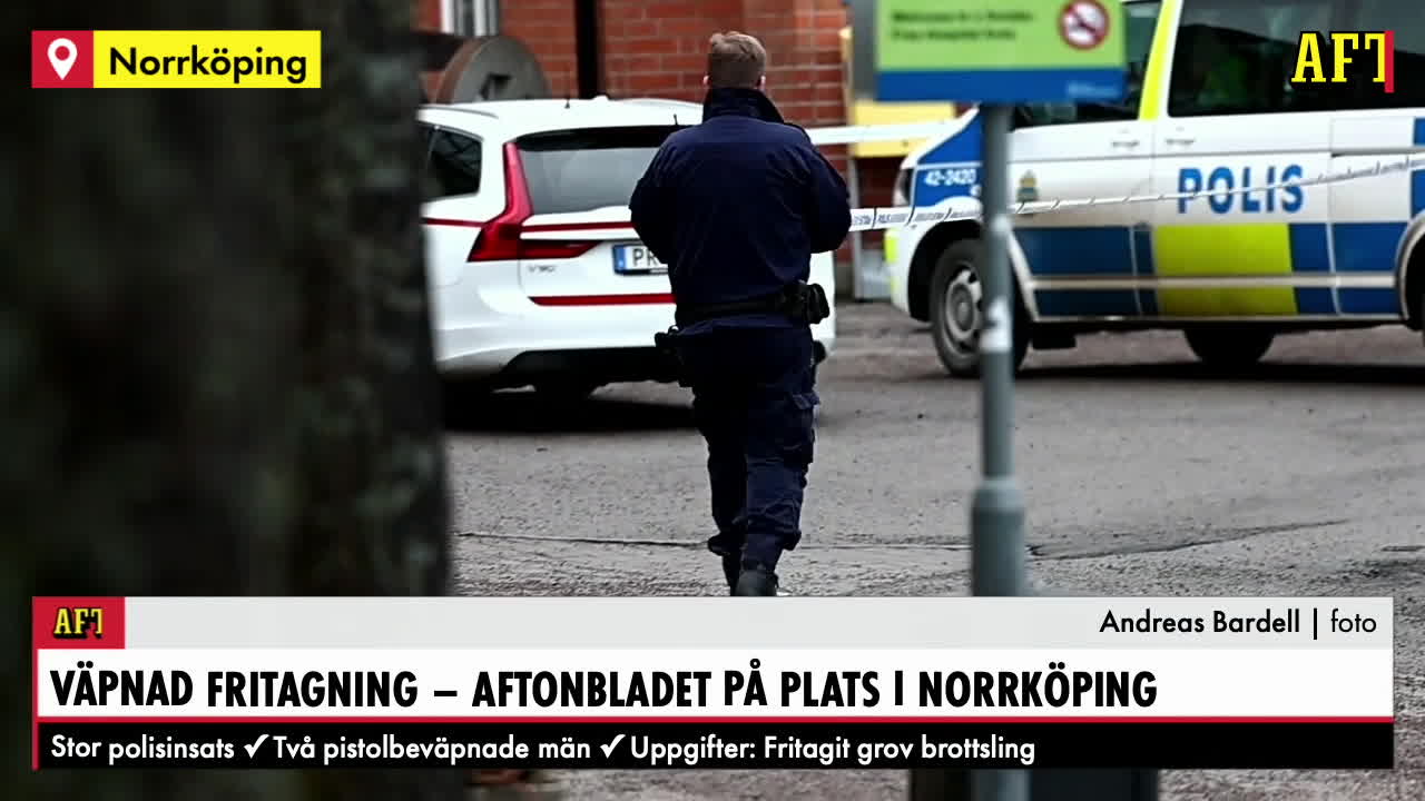 Milad Safi, 20, jagas efter fritagningen i Norrköping