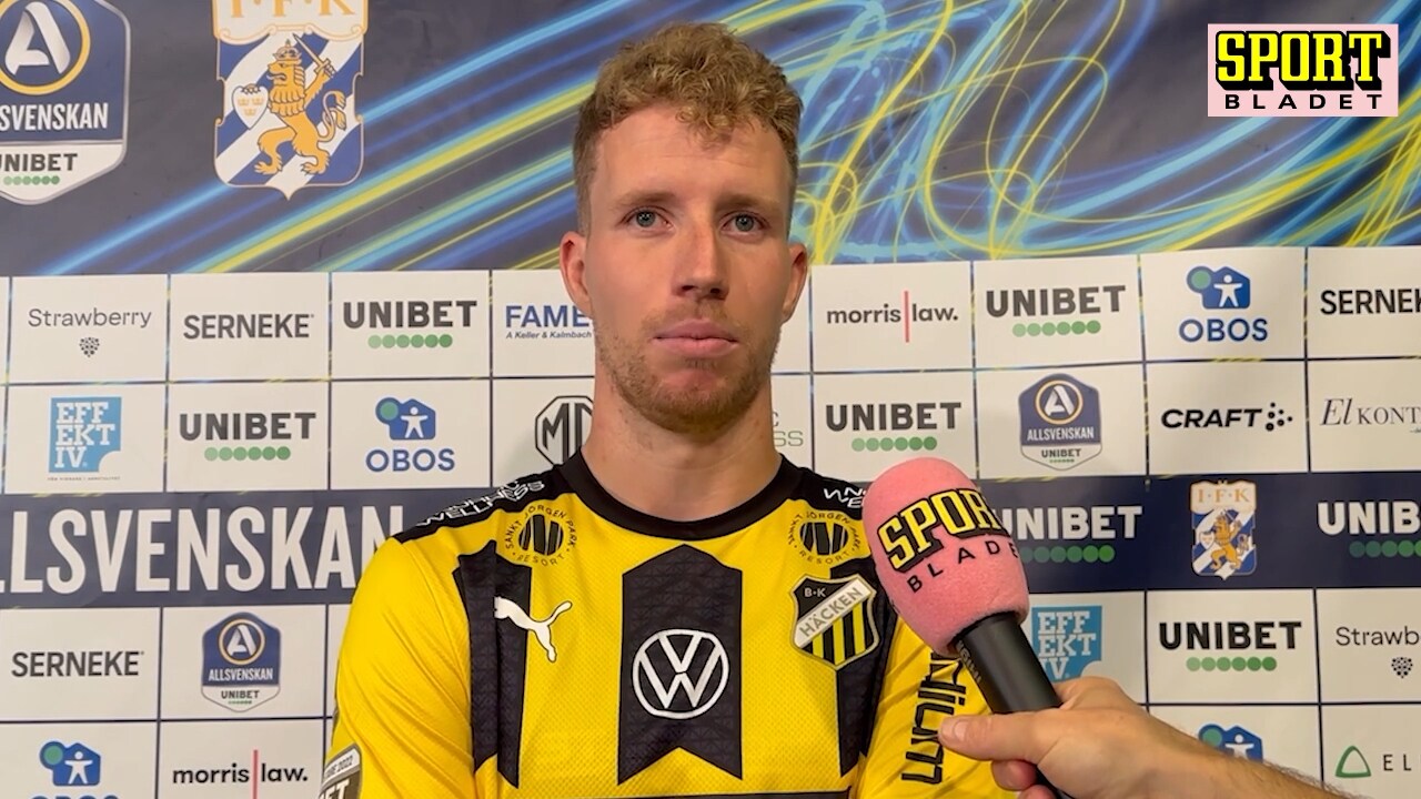 Samuel Gustafson, Häcken efter förlusten mot IFK Göteborg - Aftonbladet TV