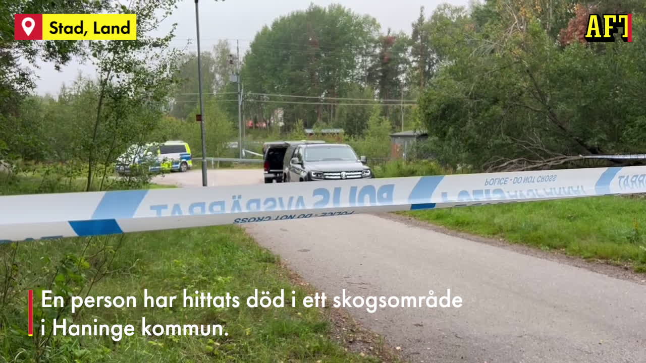 Person Hittad Död Misstänkt Mord Aftonbladet Tv