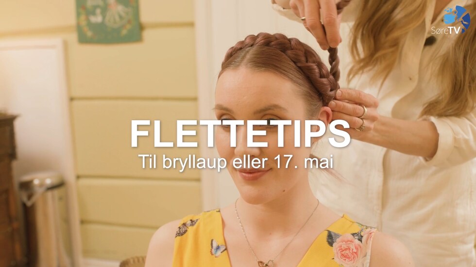 Solgunn viser korleis du kan lage eit diadem av fletter