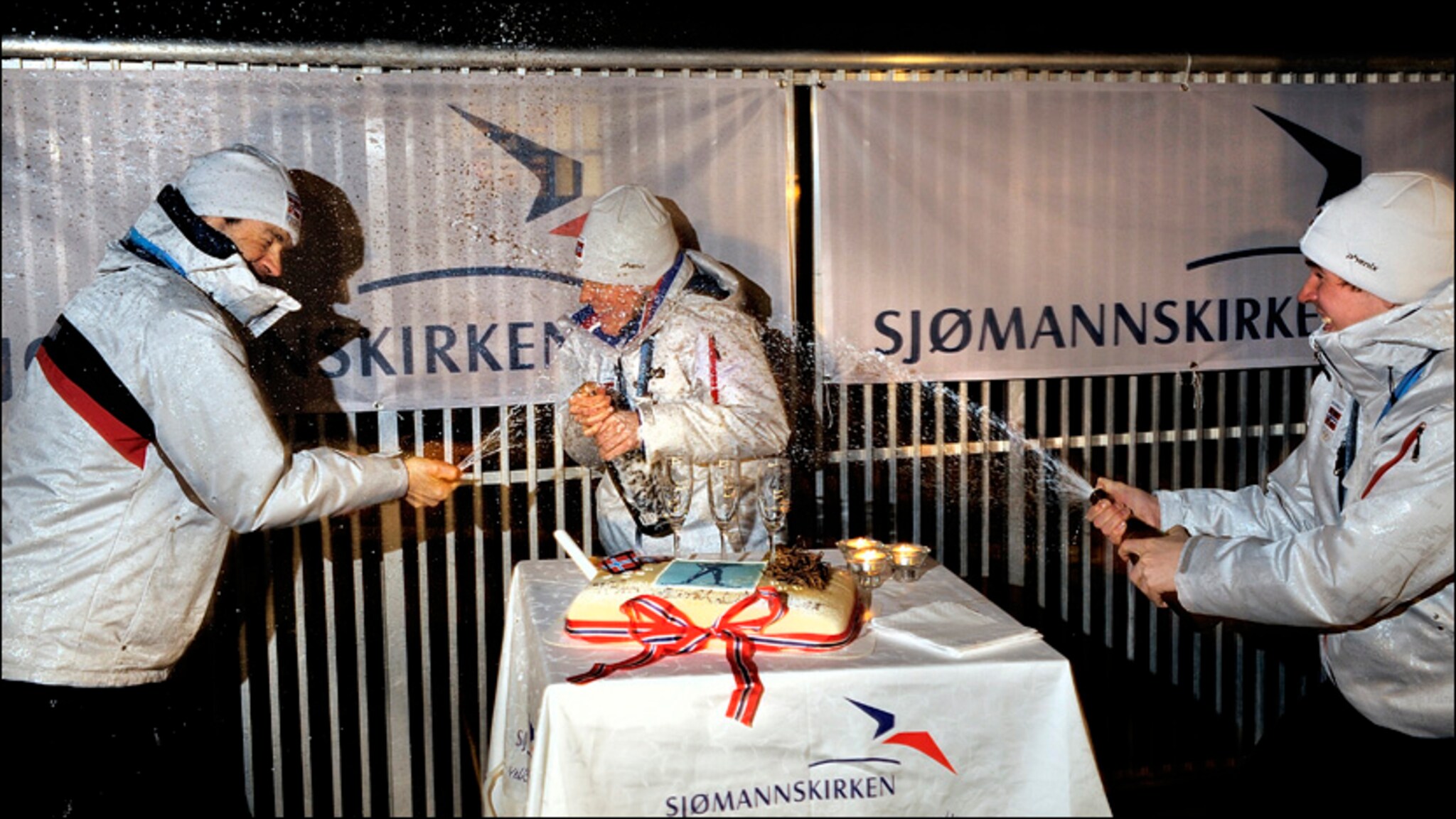OL-vinnernes ville champagne-feiring - VG