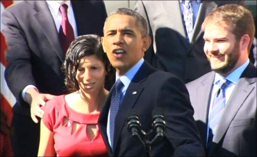 Obama reddet Allison fra å besvime - VGTV