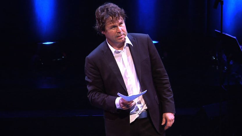 Se Rune Andersens hysteriske parodi på Lars Sponheim - VGTV