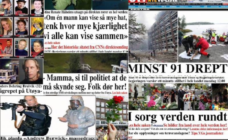 Terrorangrepene 22. juli - et tilbakeblikk én uke etter