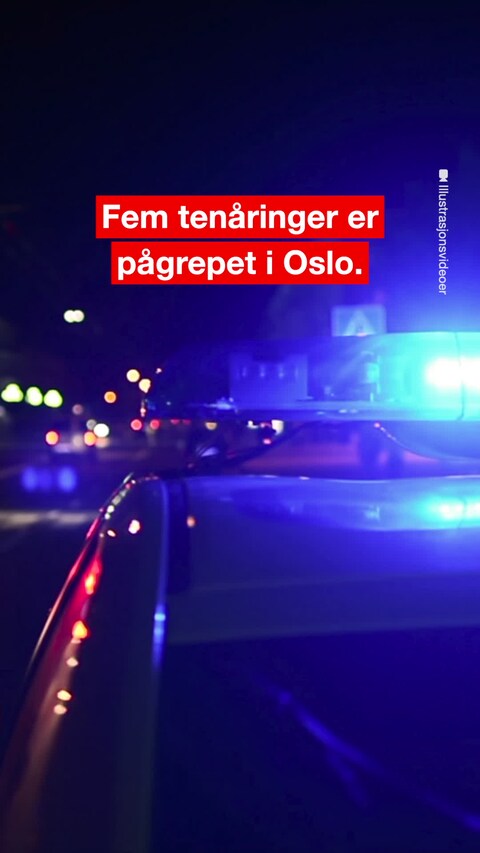 Tenåringer pågrepet i Oslo - VG