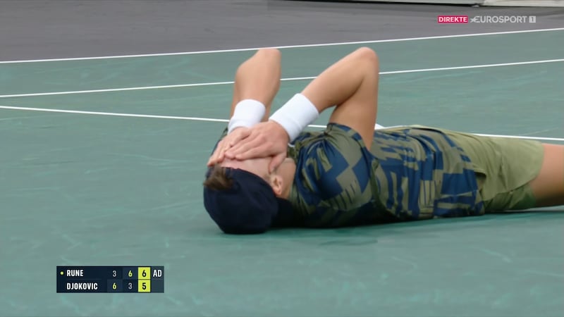 Holger Rune mot Novak Djokovic i finale i Paris.
