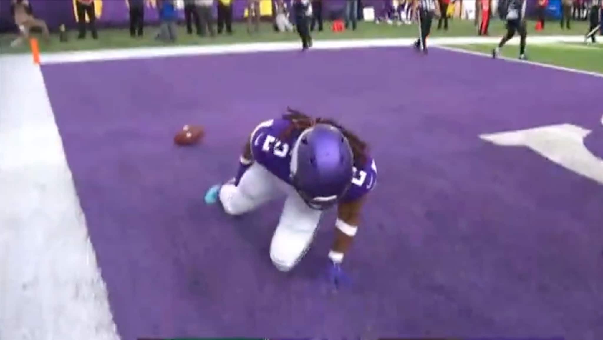 Alexander Mattison gikk viralt med «Quick Style»-feiring – nå har han ...