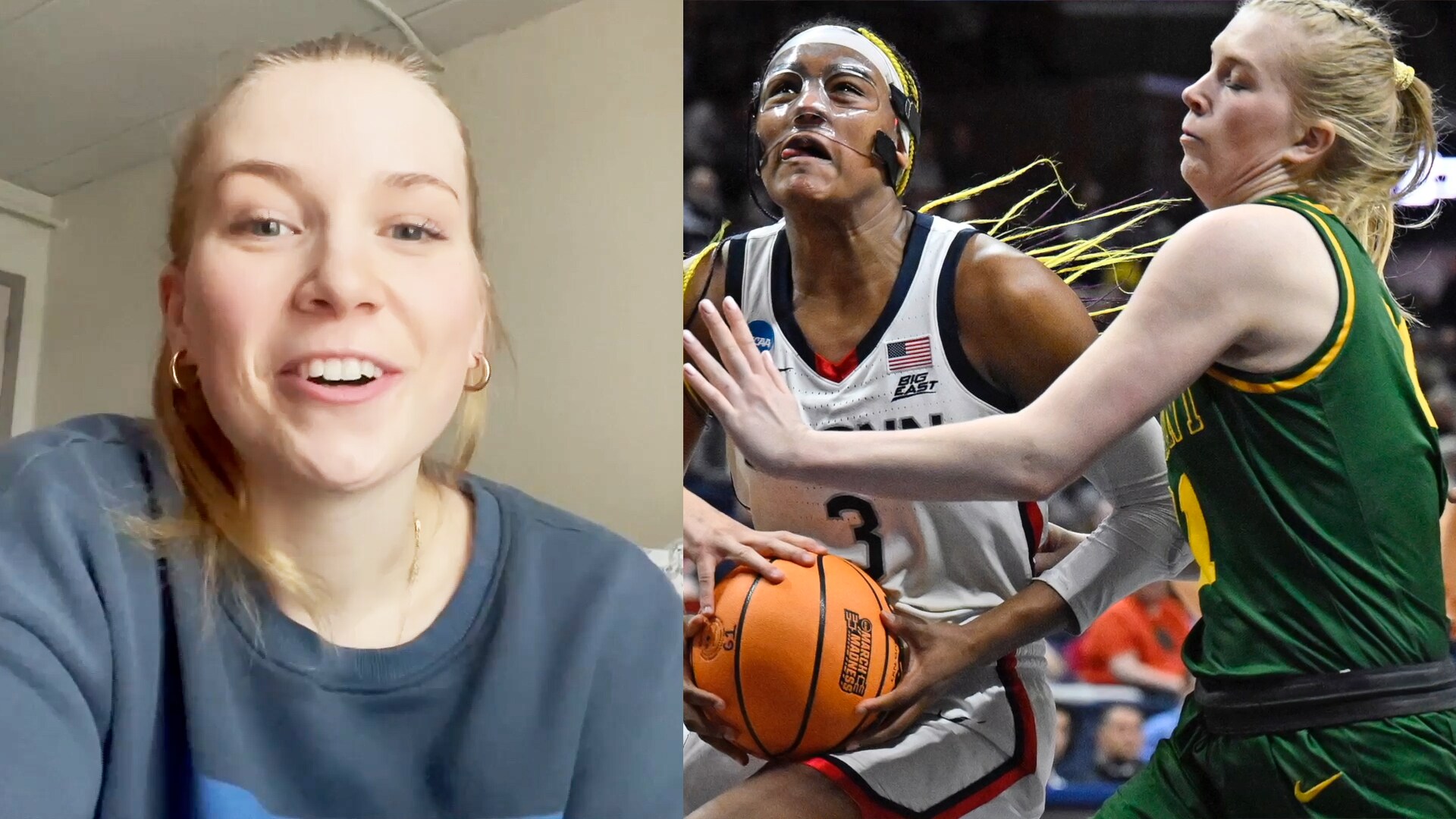 Maria Myklebust møtte UConn-stjernene: – Helt sinnssykt! - VGTV